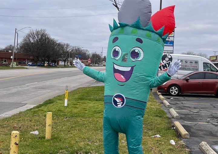 Torchie the new Liberty Tax mascot